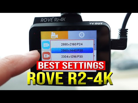 ROVE R2-4K Dash Cam Full Menu & Recommended Settings