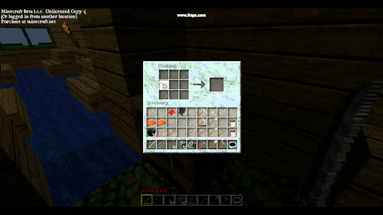 Minecraft Feuerzeug craften - YouTube