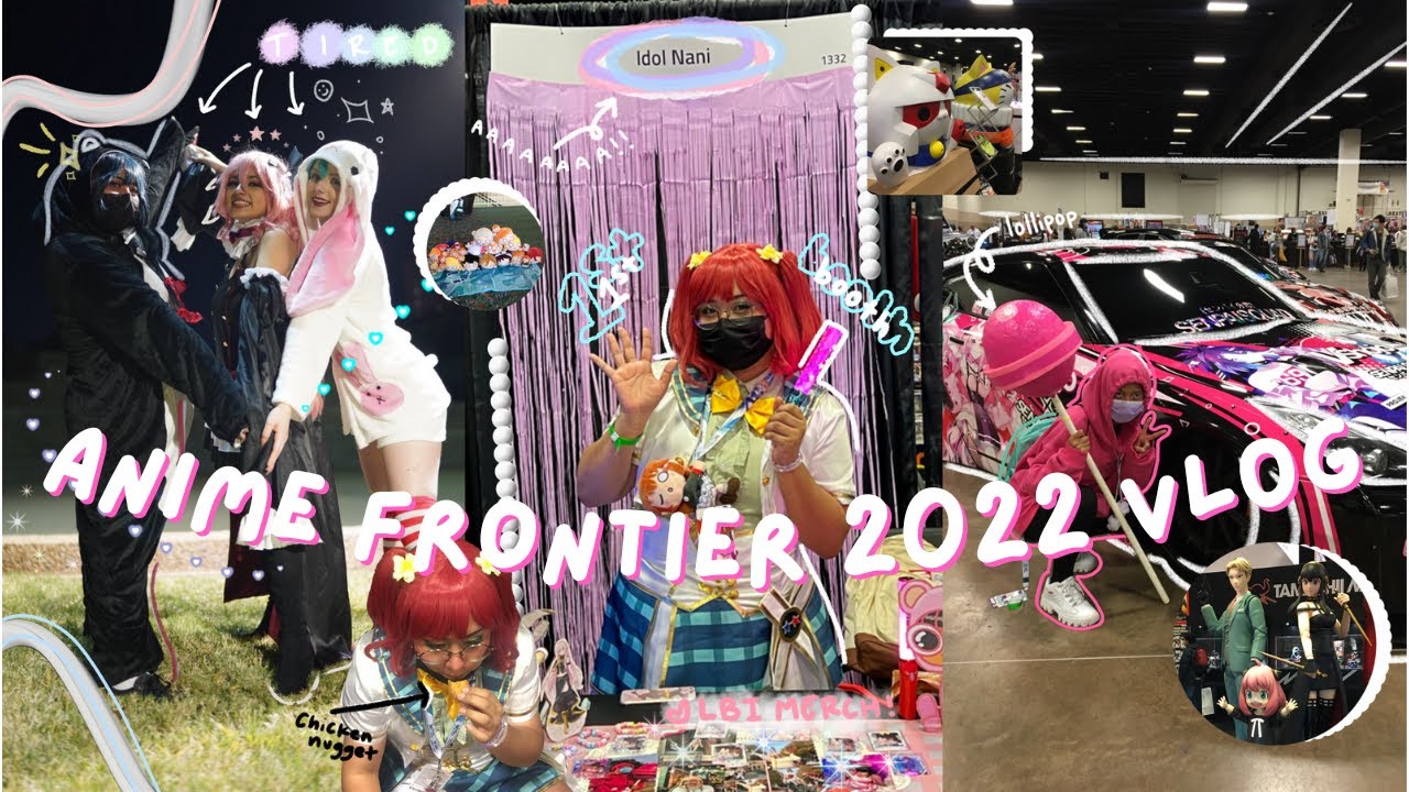 1st exhibitors vlog?? 🍰 anime frontier 2022 🍓 | i♡n anime convention ...