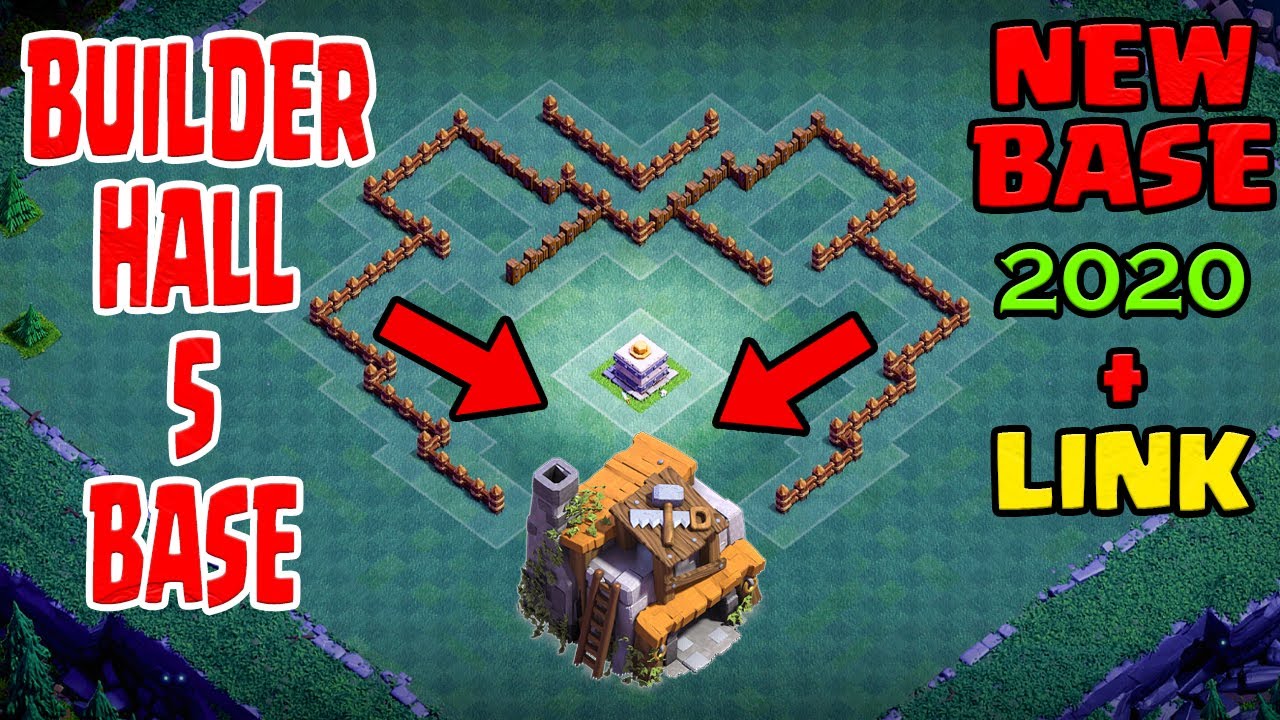 NEW BUILDER HALL 5 BASE 2020 ( WITH LINK ) | BEST COC BH5 BASE LAYOUT ...