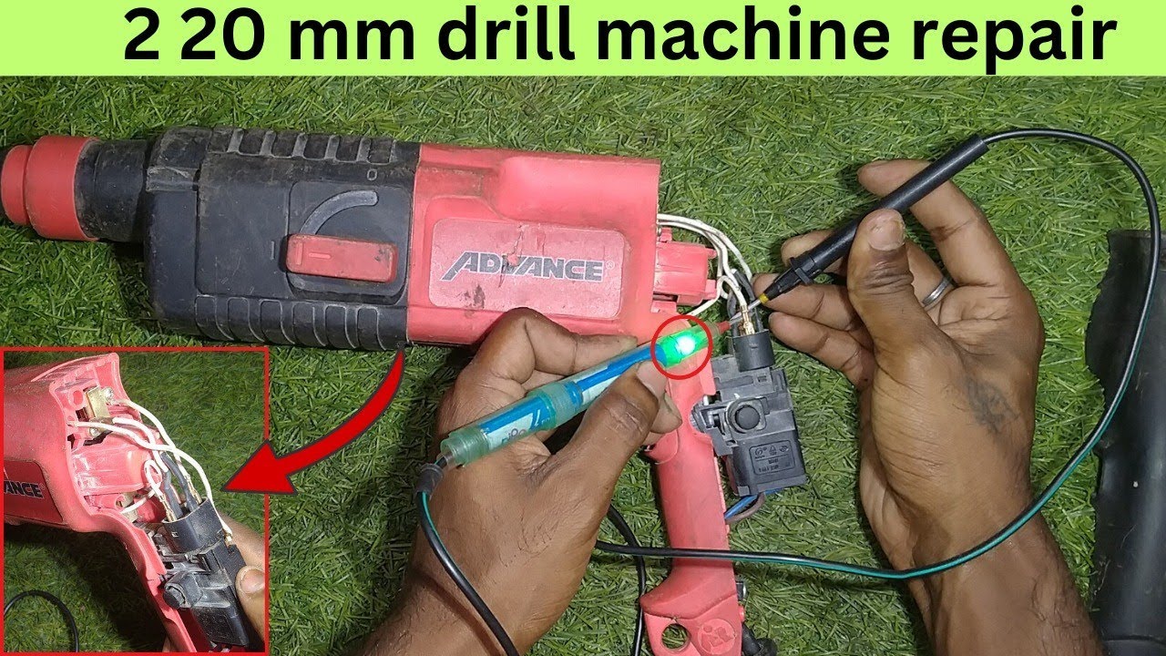 20mm hammer switch connection re connecting || 2 20hh hammer drill ...