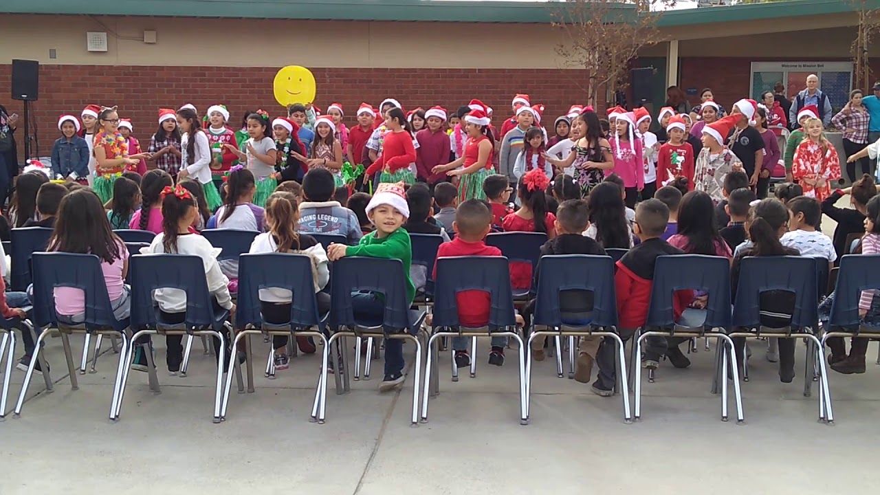 Mele Kalikimaka - Mission Bell Elementary - YouTube