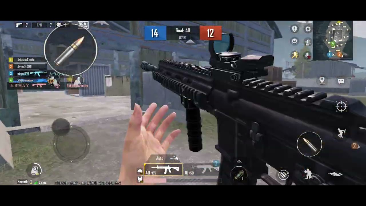 Bgmi FPP impossibly challenge 4v4 gun vs gun ||only Headshot challenge ...