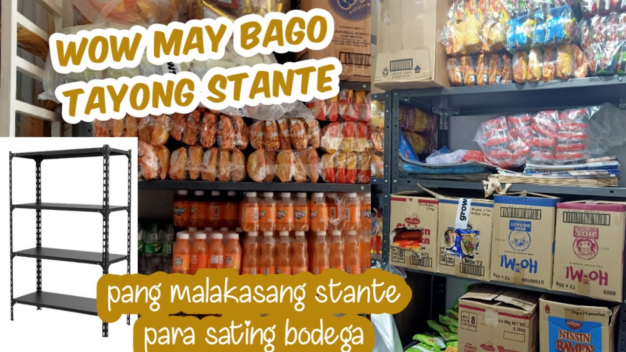 Bagong stante para sa ATING magiging stock area - YouTube