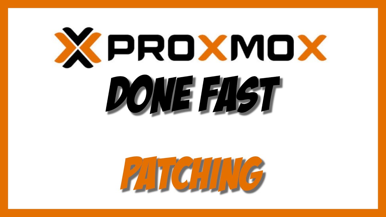 Proxmox Done Fast - Patching - YouTube