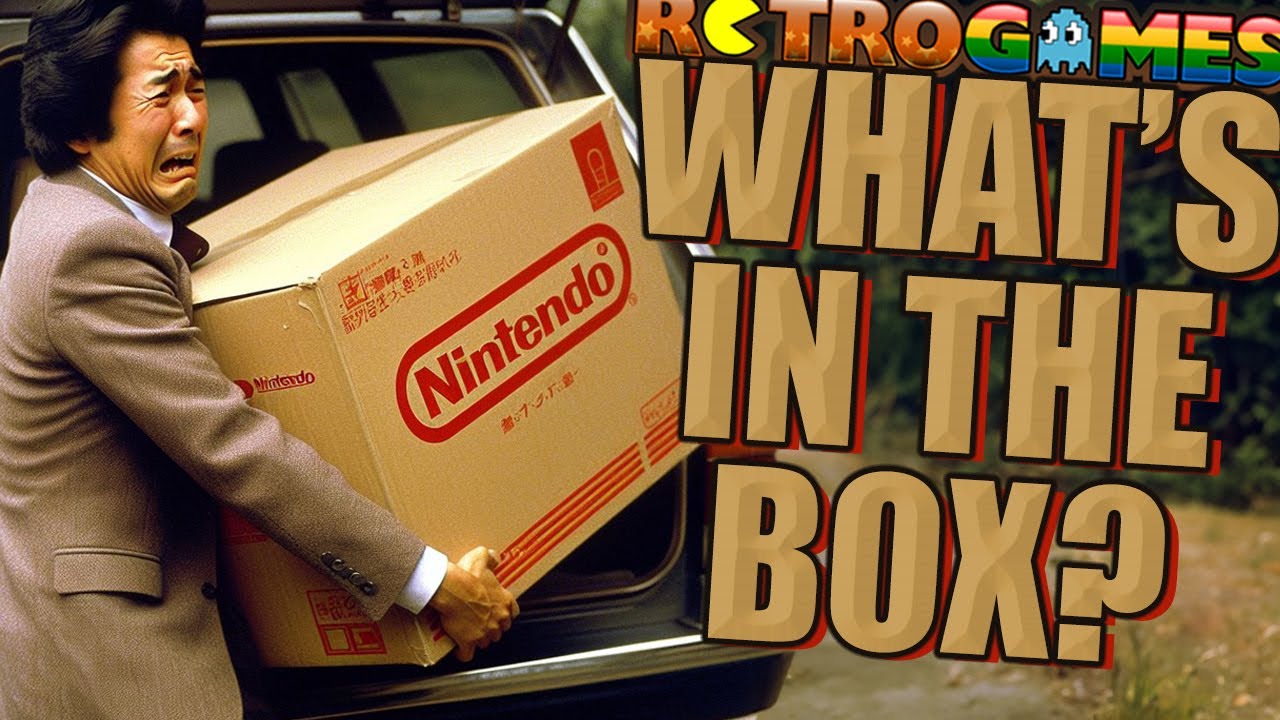 Weird Retrogames stuff in the box this week! - YouTube