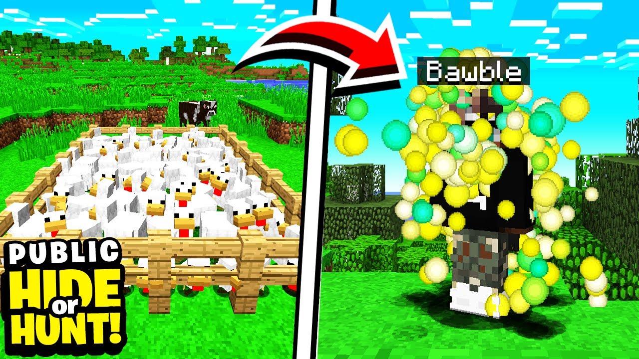 UNLIMITED EXP Farm Using Chickens in Minecraft Hide or Hunt (Hide or ...
