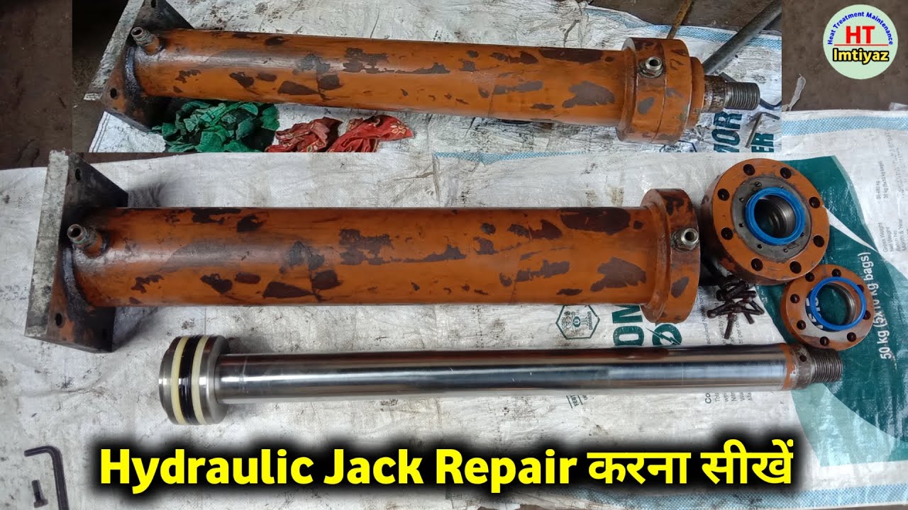 Double acting hydraulic Jack repair | Gas corborising furnace jack ...