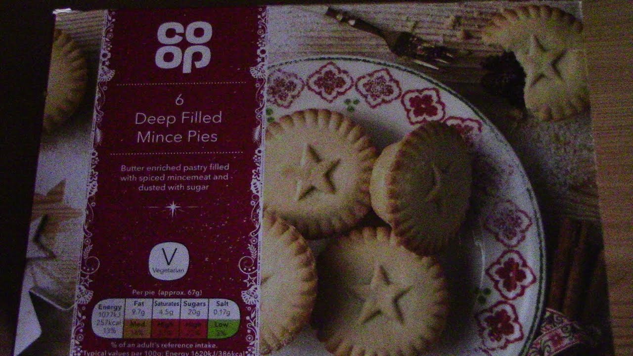 Co-op Mince Pies REAL REVIEW - YouTube
