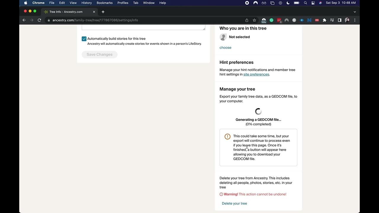 Download Ancestry Tree Gedcom File from Ancestry | Ancestry Tutorials ...