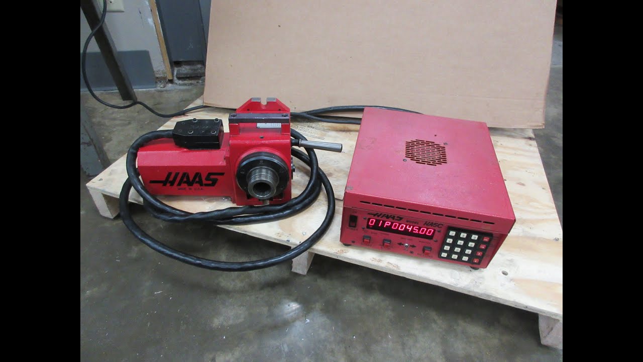 Haas 5C Collet Rotary Indexer with HA5C Control Unit, 17 Pin Connector ...