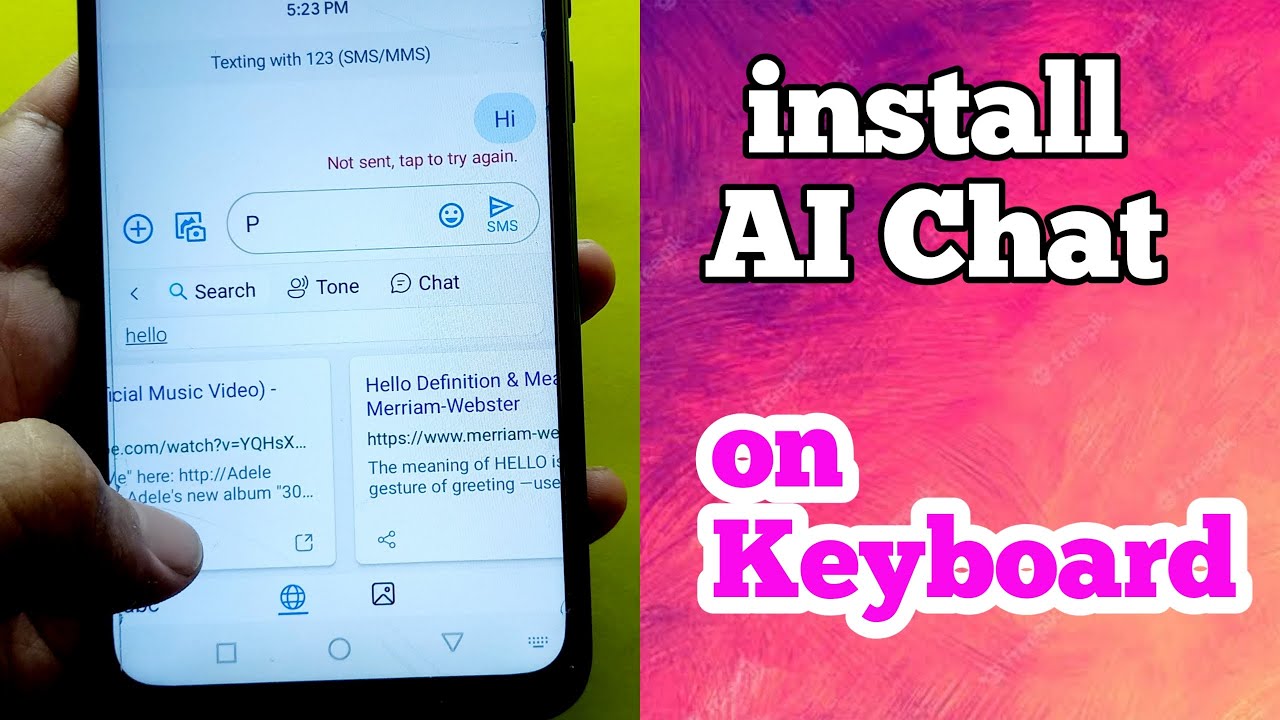 Install AI Chat on Keyboard of your Android Phone - YouTube