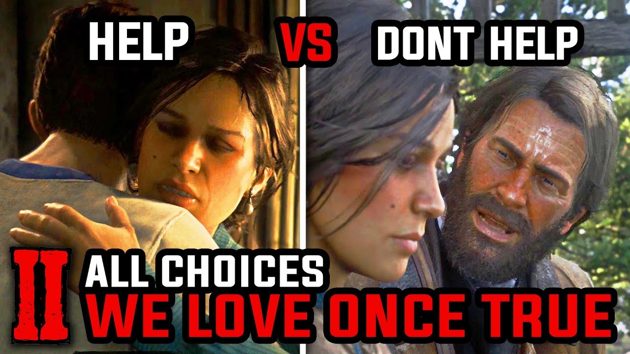 Help vs Don't Help Mary (All Choices in We Loved Once and True) - Red ...