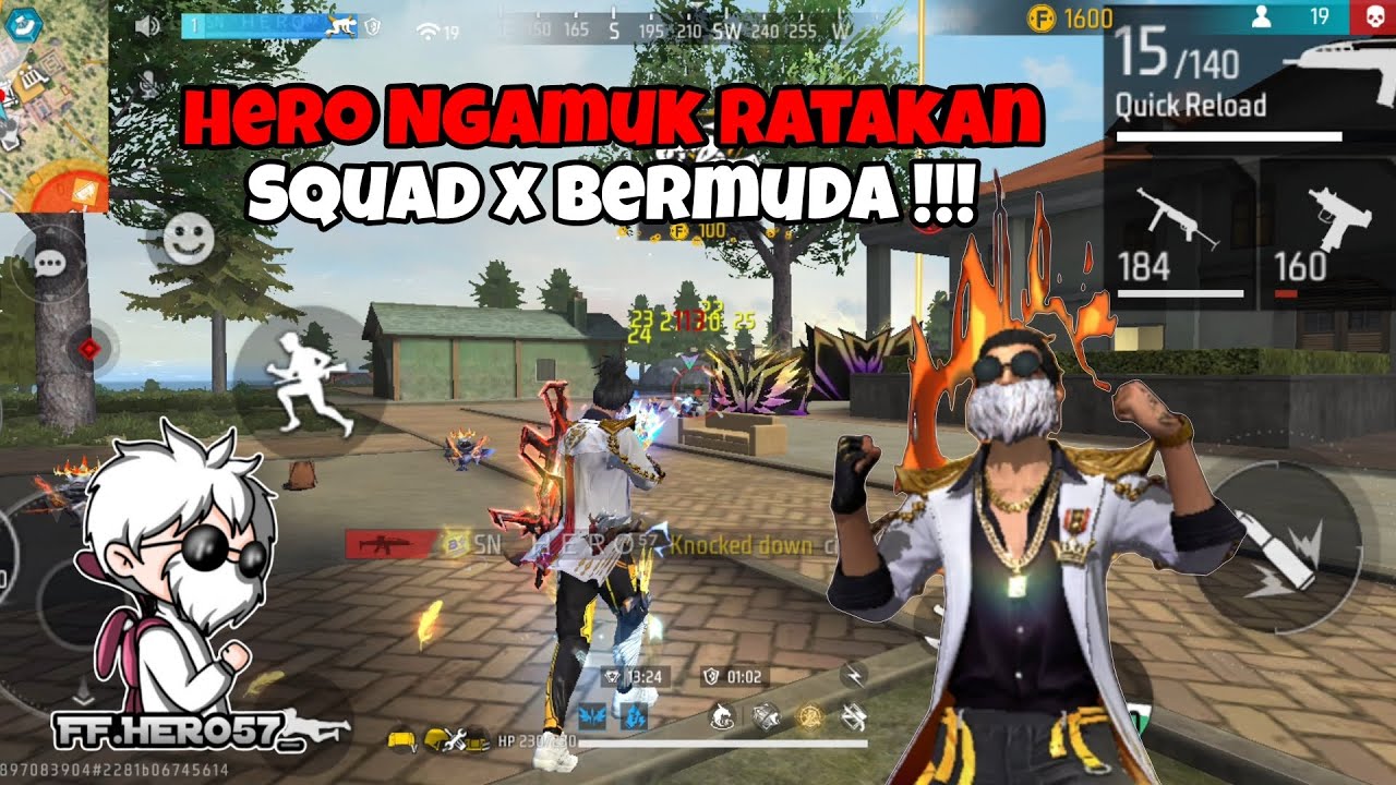 Hero Ngamuk Ratakan Squad X Bermuda ‼️ - YouTube