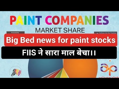Big Selling in all paint stocks.. - YouTube