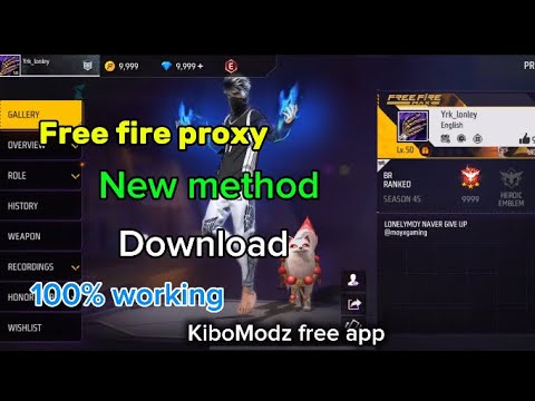 New Working Free Fire proxy server app for ios - YouTube