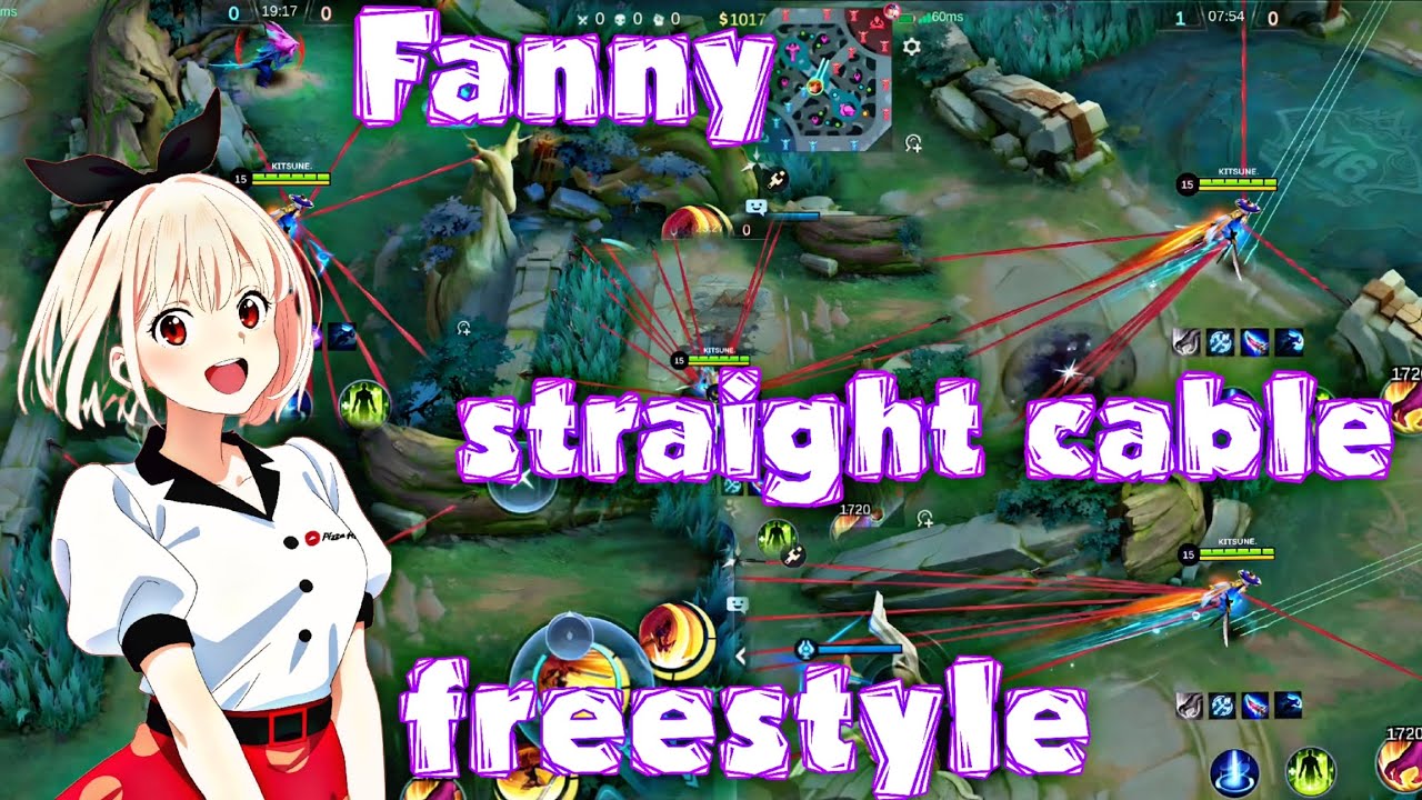 Fanny straight cable Freestyle (All lane)..... - YouTube