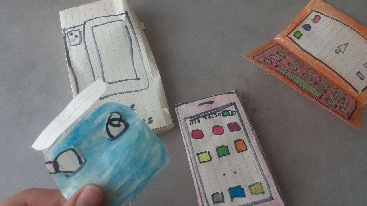 [💸paperdiy💸] making paper iphone & macbook & airpods💻/ drawing/ ASMR ...