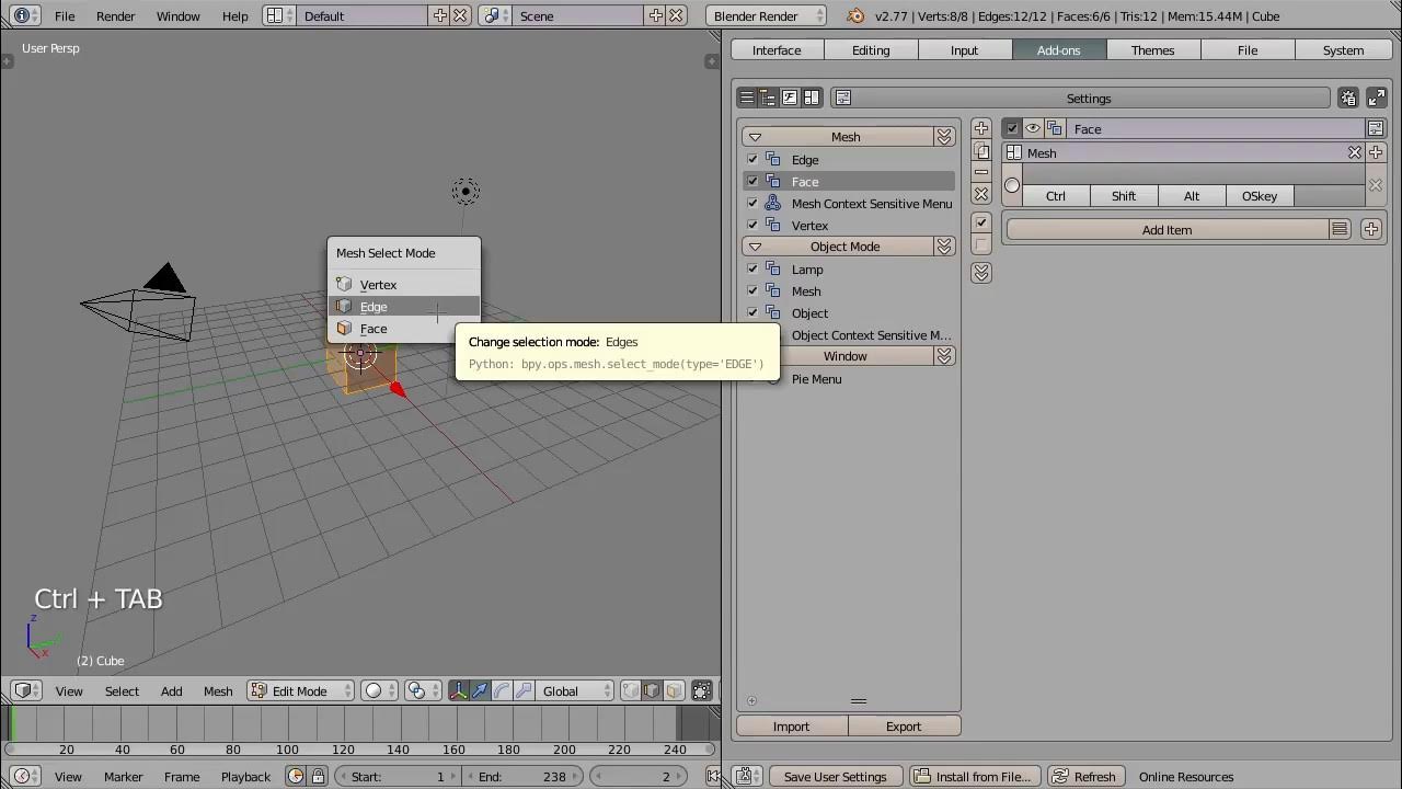 Context Sensitive Menus in Blender - YouTube