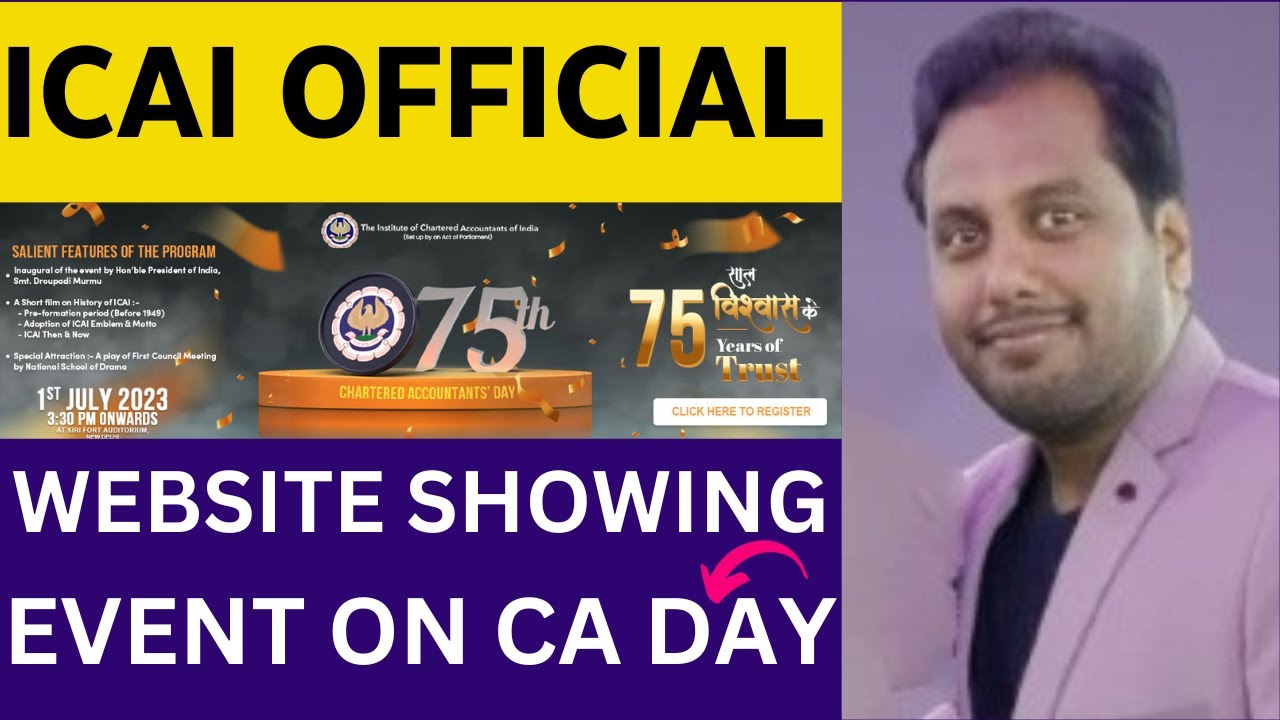 |ICAI OFFICIAL| What ICAI Going To Do On 1st July 2023 CA DAY|| - YouTube