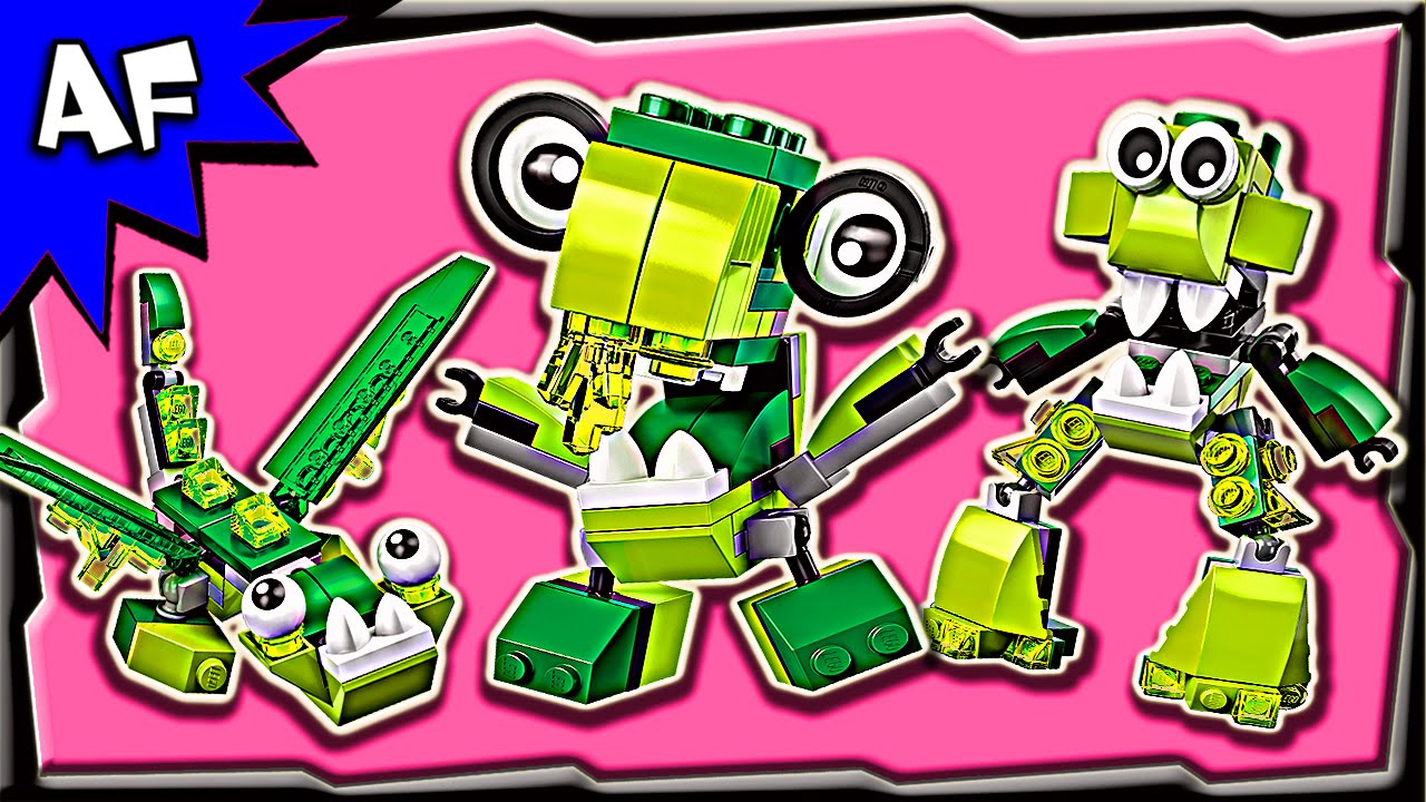 Lego Mixels GLORP CORP Series 6 Dribbal, Gurggle, Slusho Build Review ...