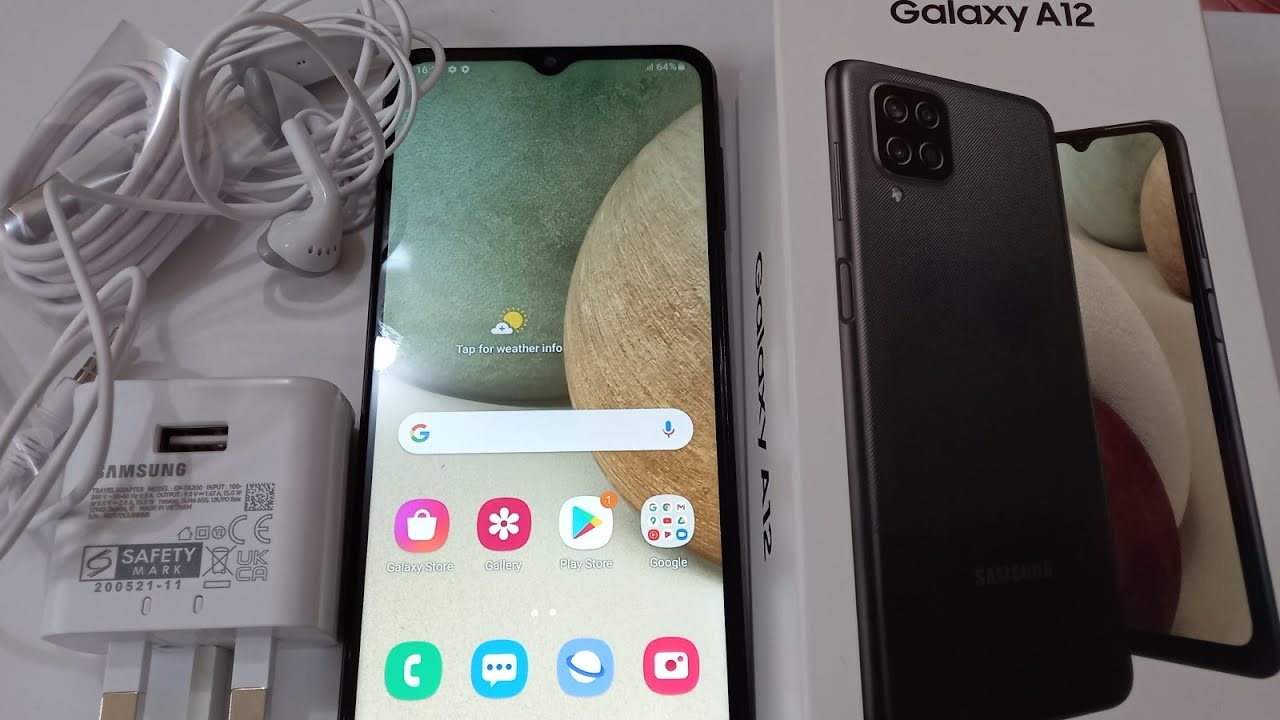 Samsung Galaxy A12 (128 GB) First Look Review - YouTube