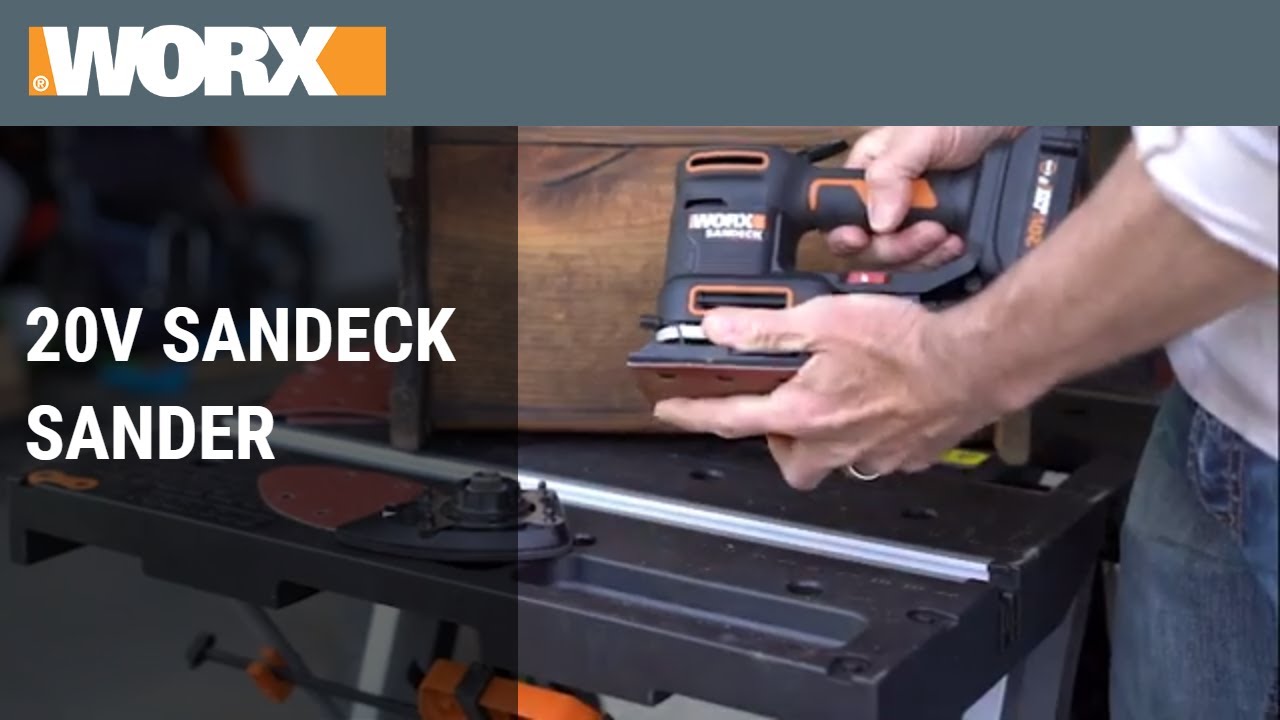 20V SANDECK Sander | WORX - YouTube