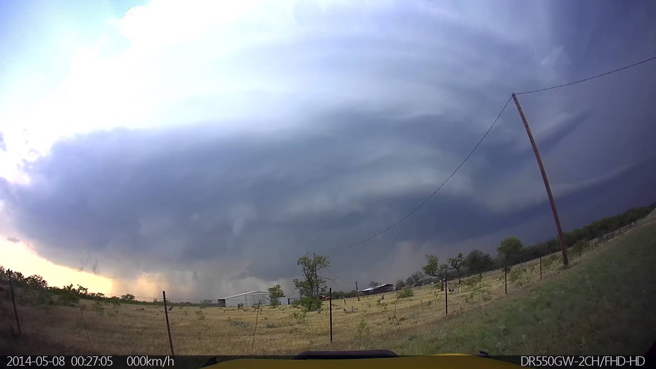 Thunderstorm Supercell Mesocyclone Henrietta Texas Time Lapse - 5/8 ...