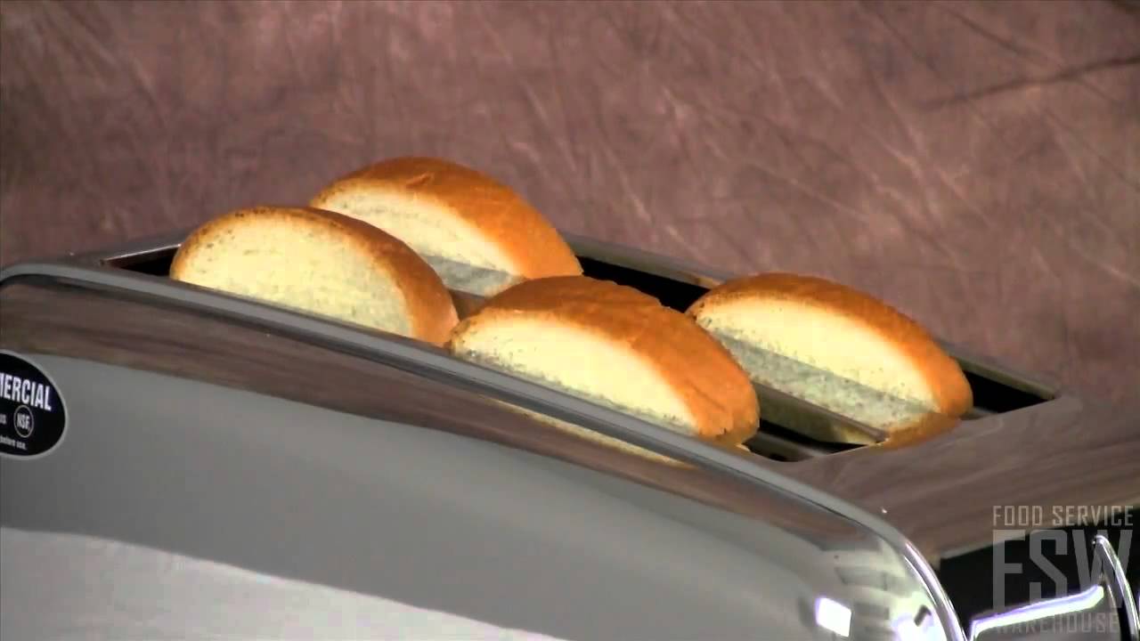 Waring WCT704 Two Compartment Pop Up Toaster - YouTube