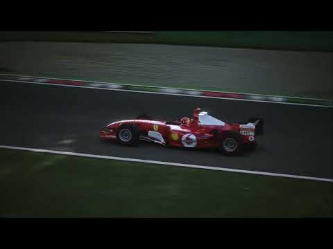 Ferrari F2004 breaking the Lap Record at Monza