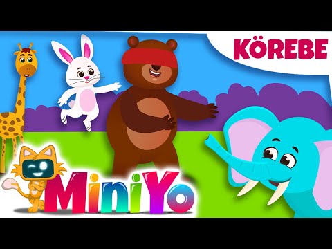 Küçük Tavşan ile Tombik Ayı Körebe Oynuyor | Eğlenceli Çocuk Oyunları