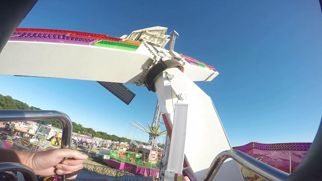 STANLEY REEVES XTREME TOP SCAN (onride) at Newcastle Hoppings 30/6/2018 ...