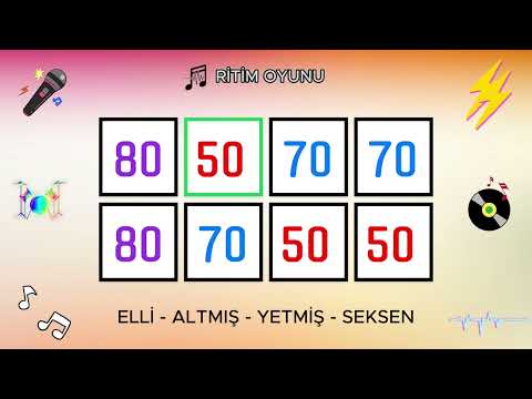 Hızlı Söyleme Challenge: 10, 20, 30... Ritmi Kaçırma! 🎵 Say the words on the beat