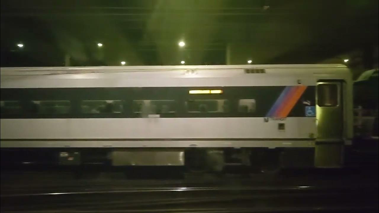 Departing Acela Passing NJT #4624 at Penn Station's A Interlocking - YouTube