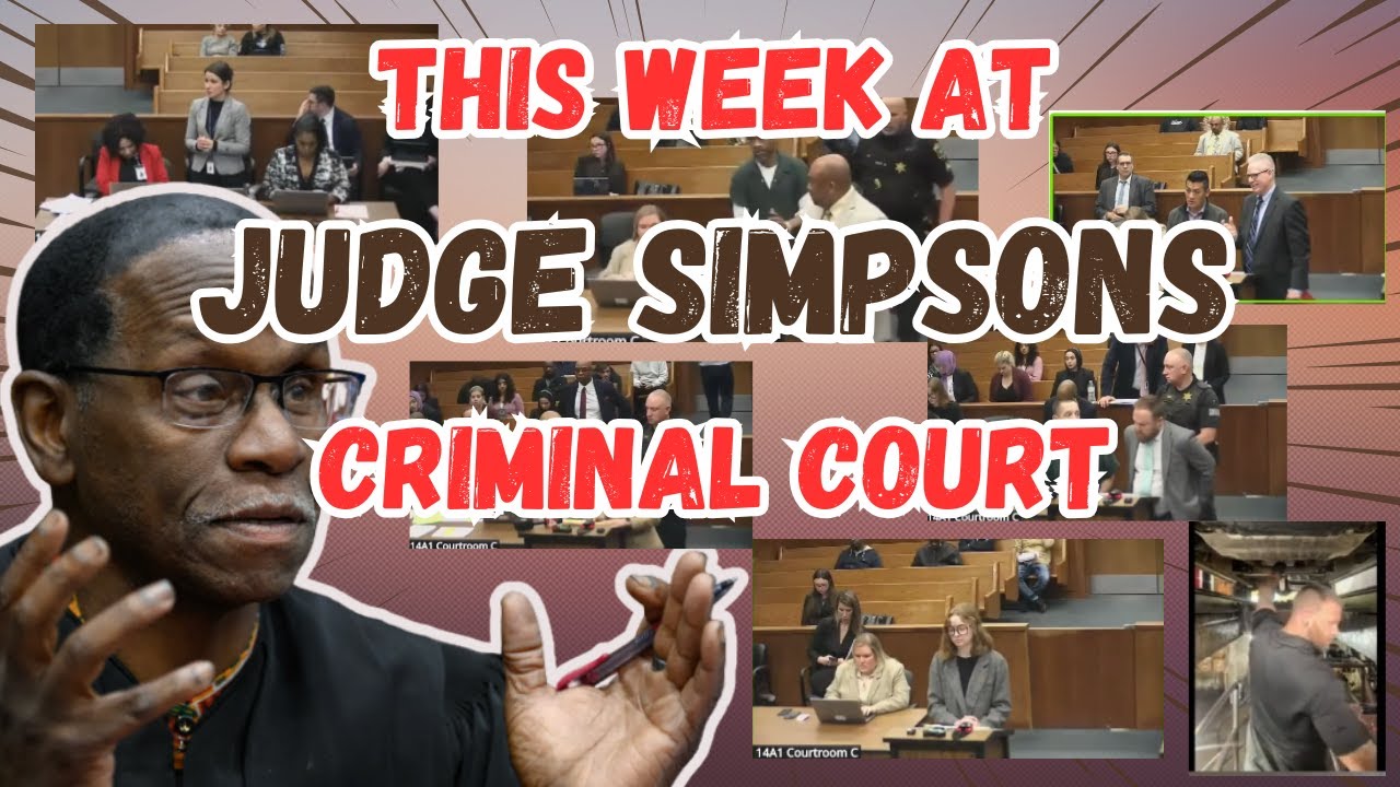 This week at Judge Simpsons Ciminal Court - YouTube