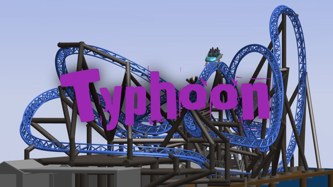 Typhoon (Ultimate Coaster 2) Gerstlauer LSM Coaster - YouTube