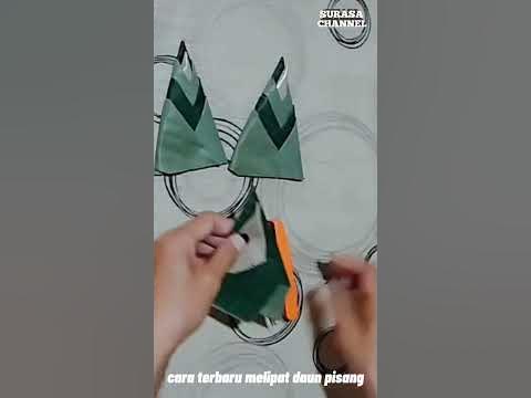 Cara terbaru melipat daun pisang#shorts - YouTube