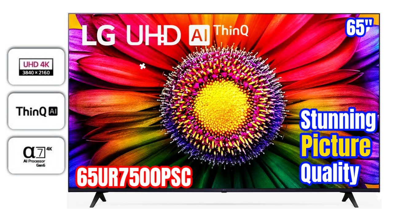 LG 65UR7500PSC 4K Smart UHD AI ThinQ TV 65 Inch | Stunning Picture ...