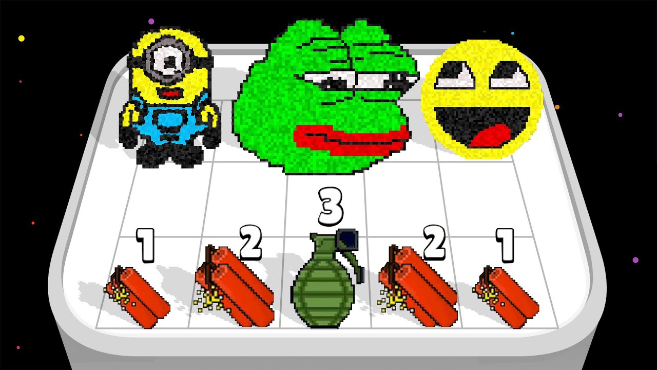 PIXEL BOMB - Merge Bomb Crusher (ASMR Gameplay) @AGMB - YouTube