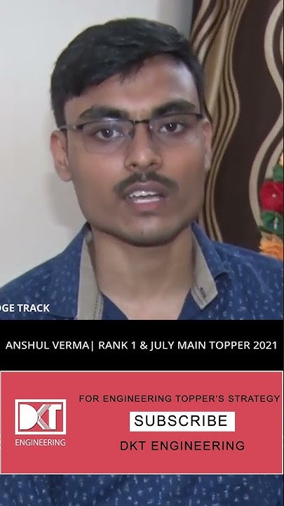 RANK 1 JEE MAIN 2021 ANSHUL VERMA | IMPORTANT TOPICS IN HYDROGEN CHAPTER | DKT - YouTube