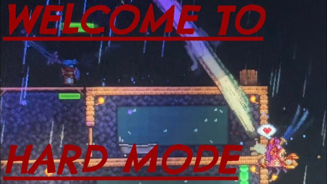 WELCOME TO HARD MODE | Terraria - YouTube