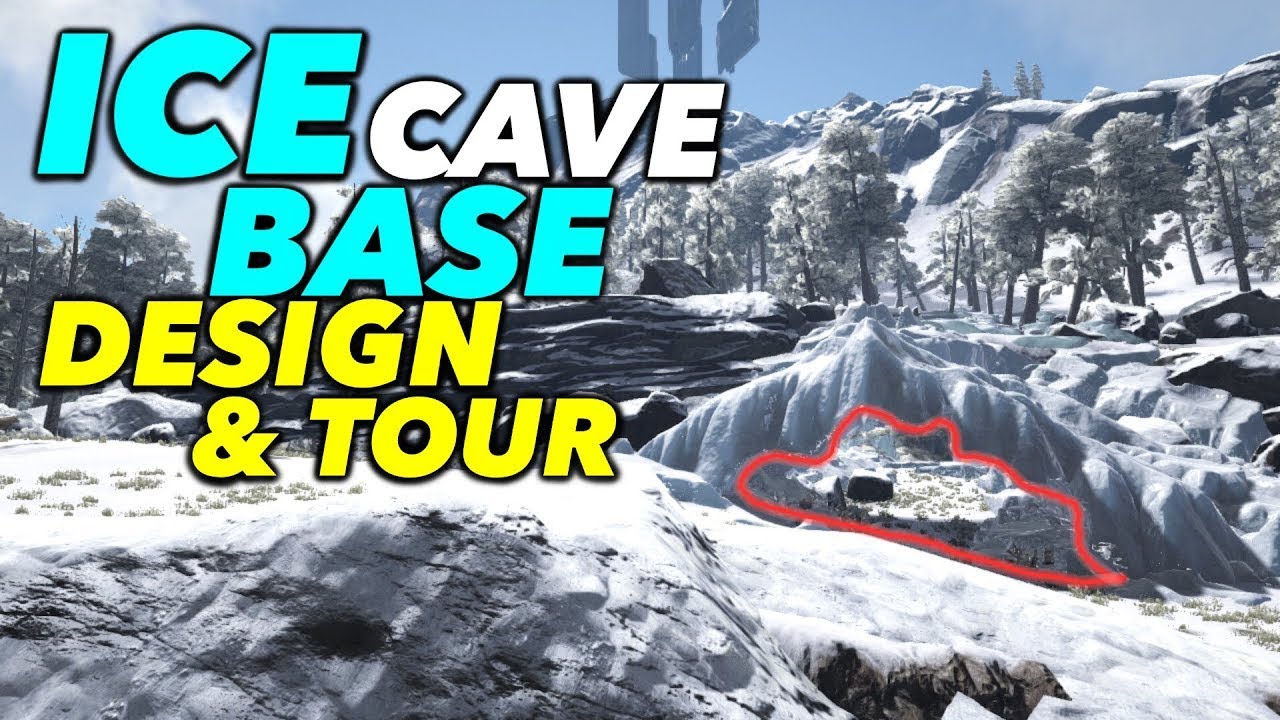 Strongest ICE CAVE Base Design In 2022 | Ark Base Tour #live # ...