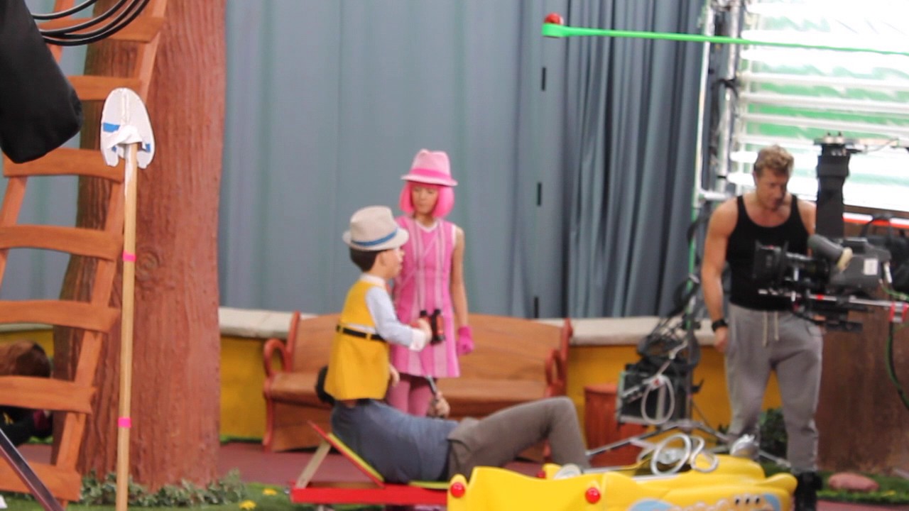 LazyTown Behind the scenes with Chloe Lang - YouTube