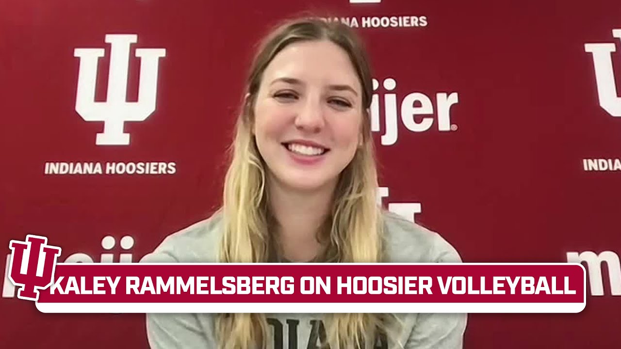 Interview: Indiana Volleyball Middle Blocker Kaley Rammelsberg - YouTube