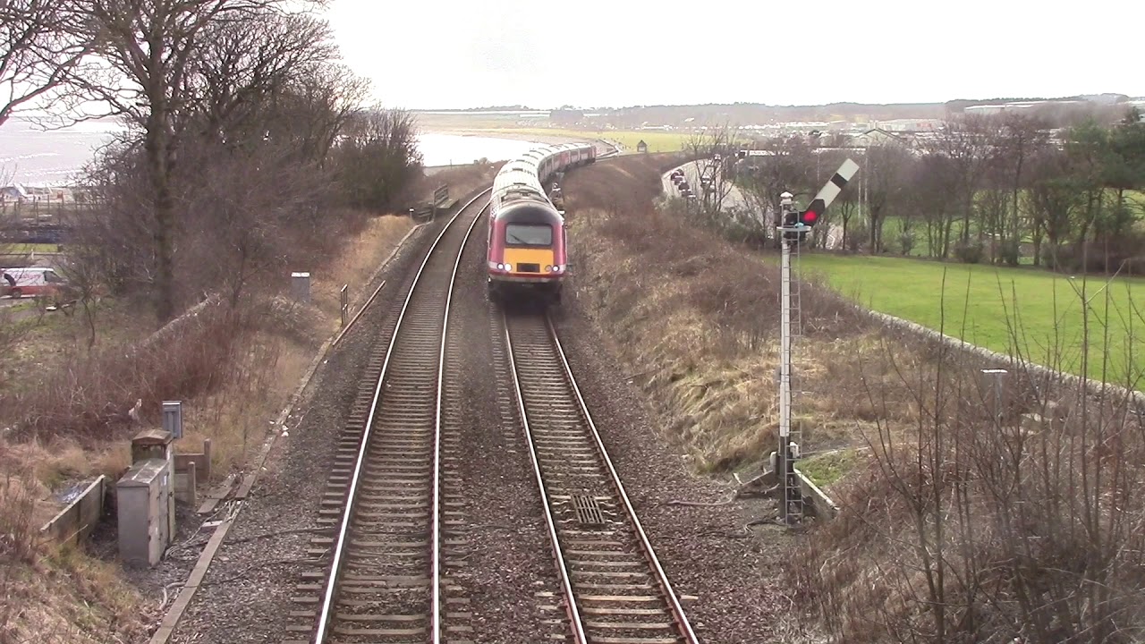 Arbroath High Common + Station 26-30.3.18- HSTs - YouTube
