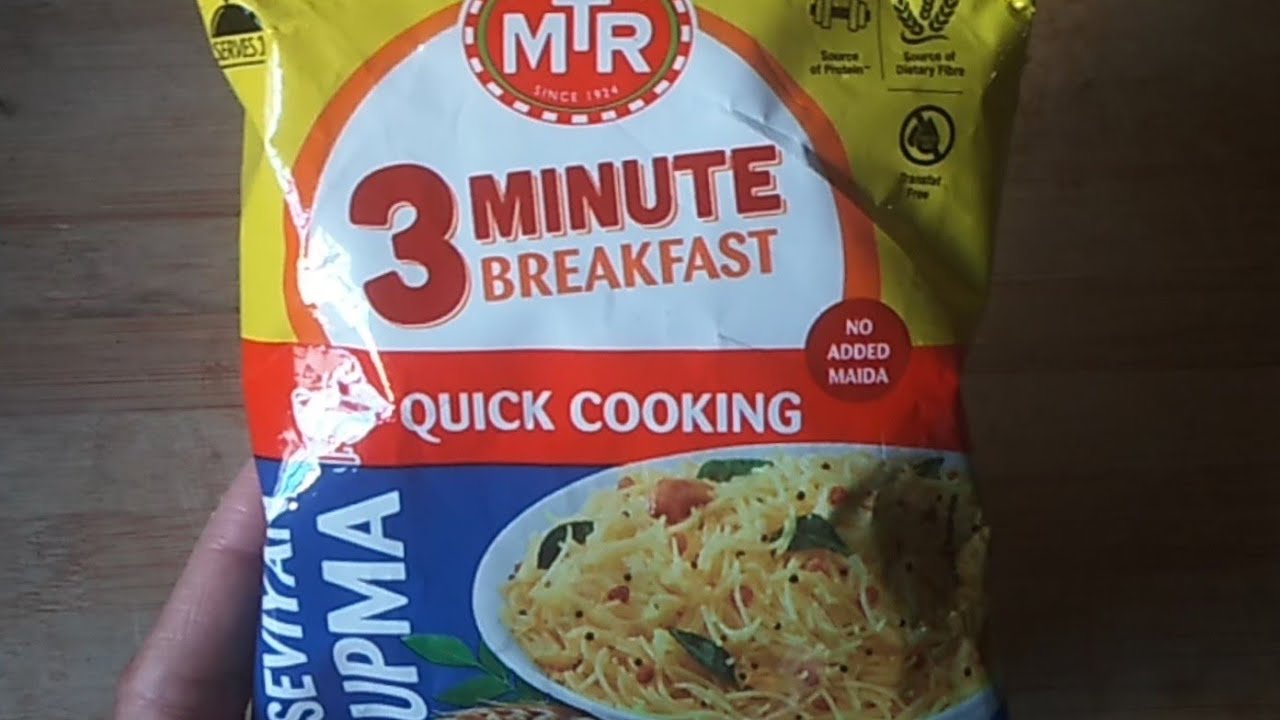 Instant MTR Vermicelli Upma Review - YouTube