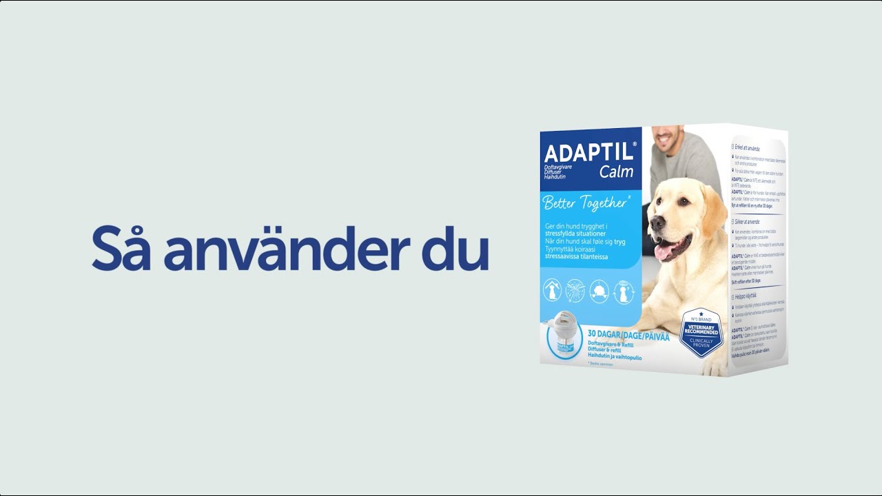 Så använder du ADAPTIL Calm Doftavgivare - YouTube