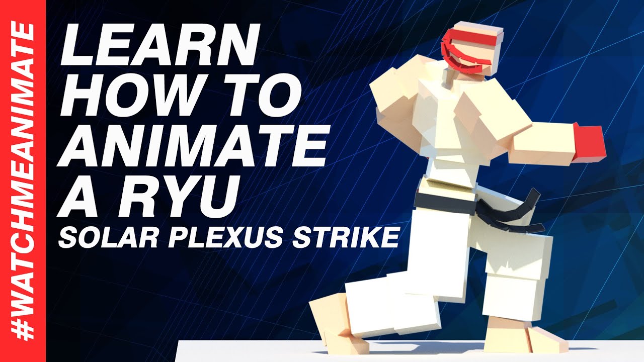 Learn How to Animate a Ryu Solar Plexus Strike From SFV (Combo Series 3 ...