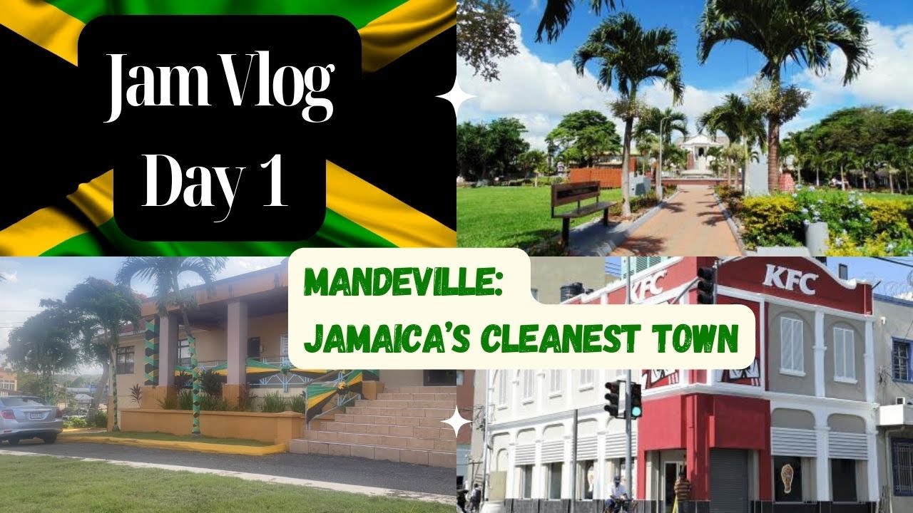 JAMAICAN VLOG: JAMAICA’S CLEANEST & COOLEST TOWN MANDEVILLE - YouTube