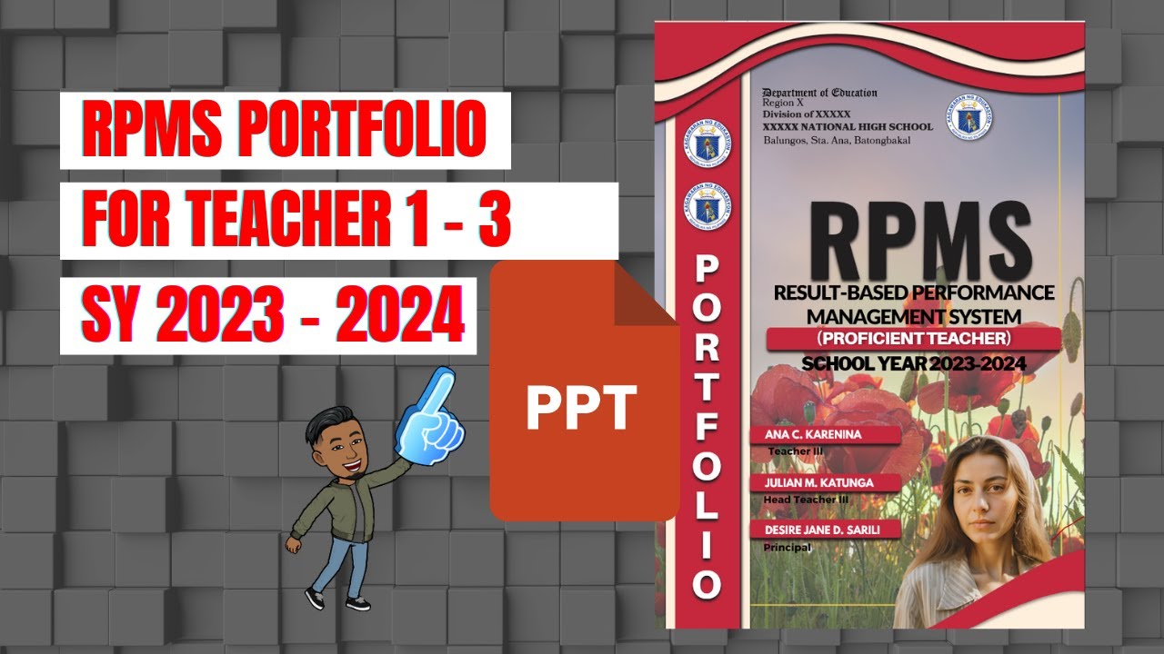 RPMS Portfolio 2023 - 2024 for Proficient Teachers (Teachers 1 - 3 ...